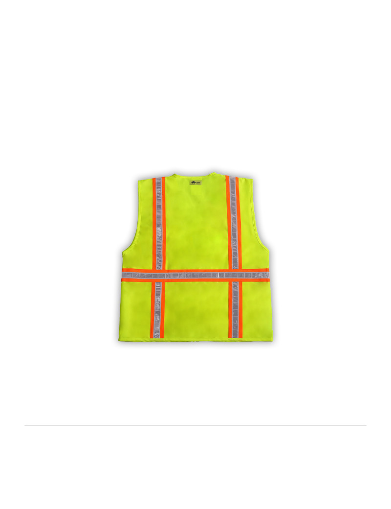 MP VEST/LIME/STRIPE