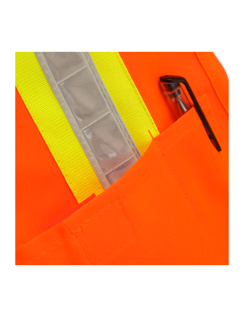 MP VEST/ORANGE/STRIPE