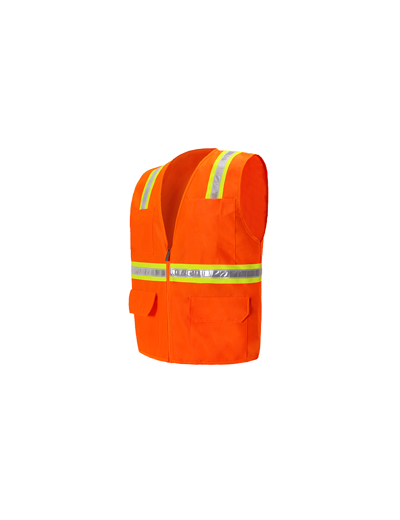 MP VEST/ORANGE/STRIPE