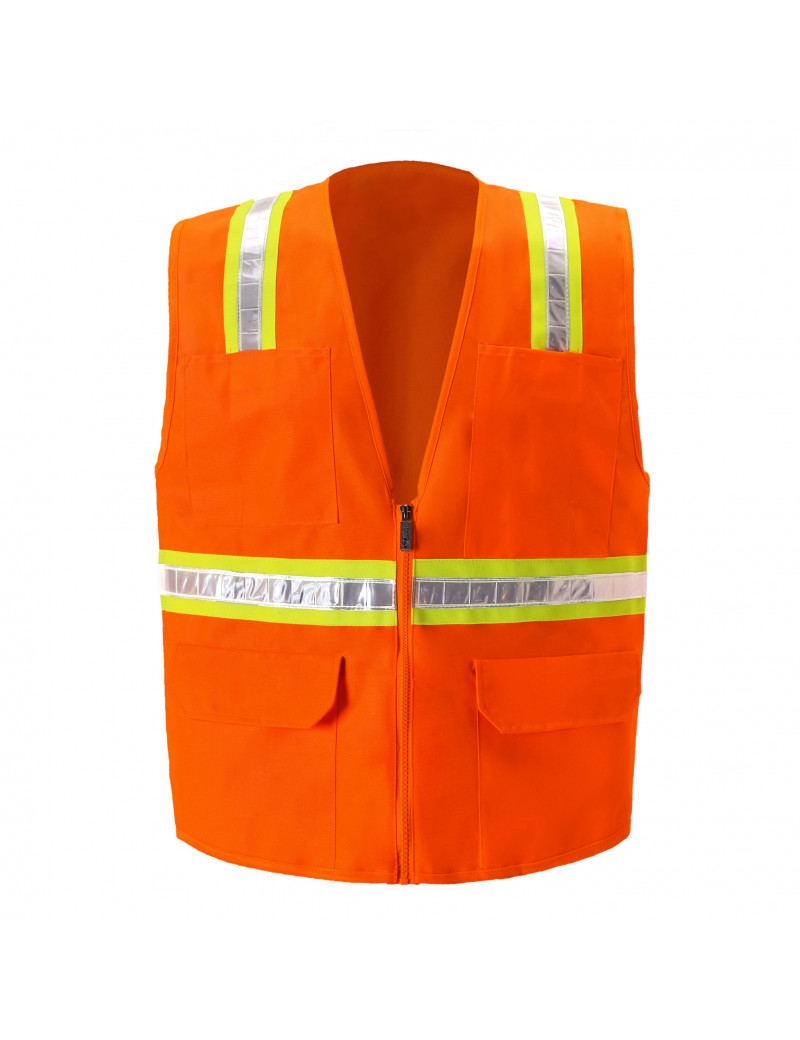 MP VEST/ORANGE/STRIPE